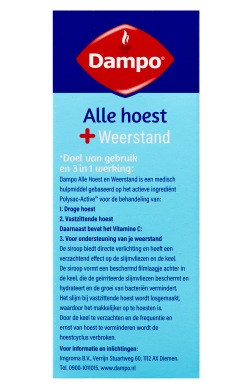 Dampo Alle Hoest + Weerstand